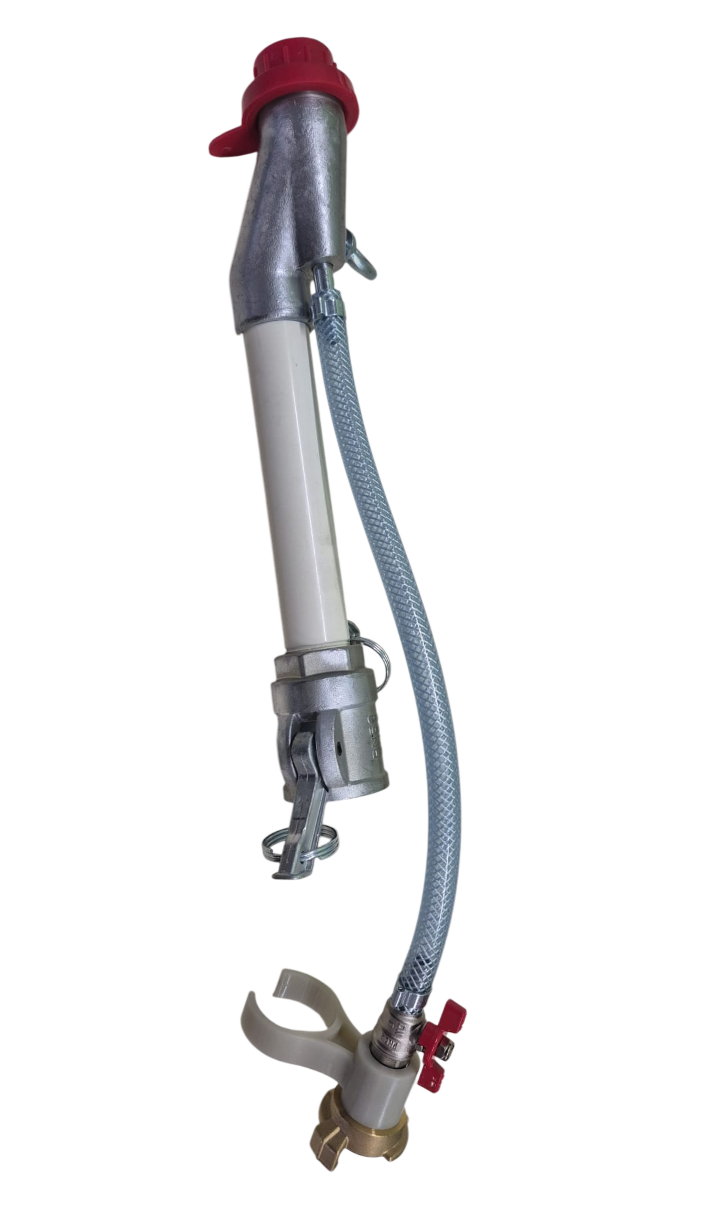 Spray Gun 25mm, straight spray head, 200mm tube — Viapex GmbH