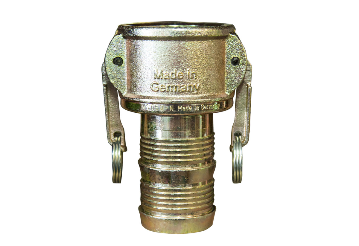 50mm Mortar Coupling female with grommet — Viapex GmbH